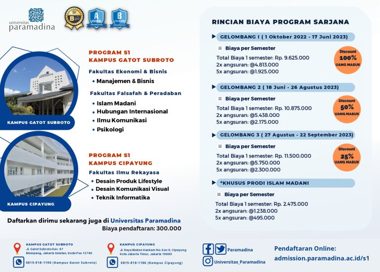 Maukuliah | Universitas Paramadina